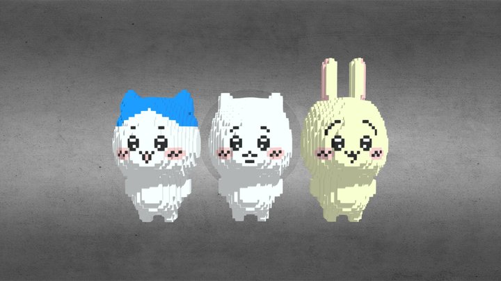 Chiikawa 3D models - Sketchfab