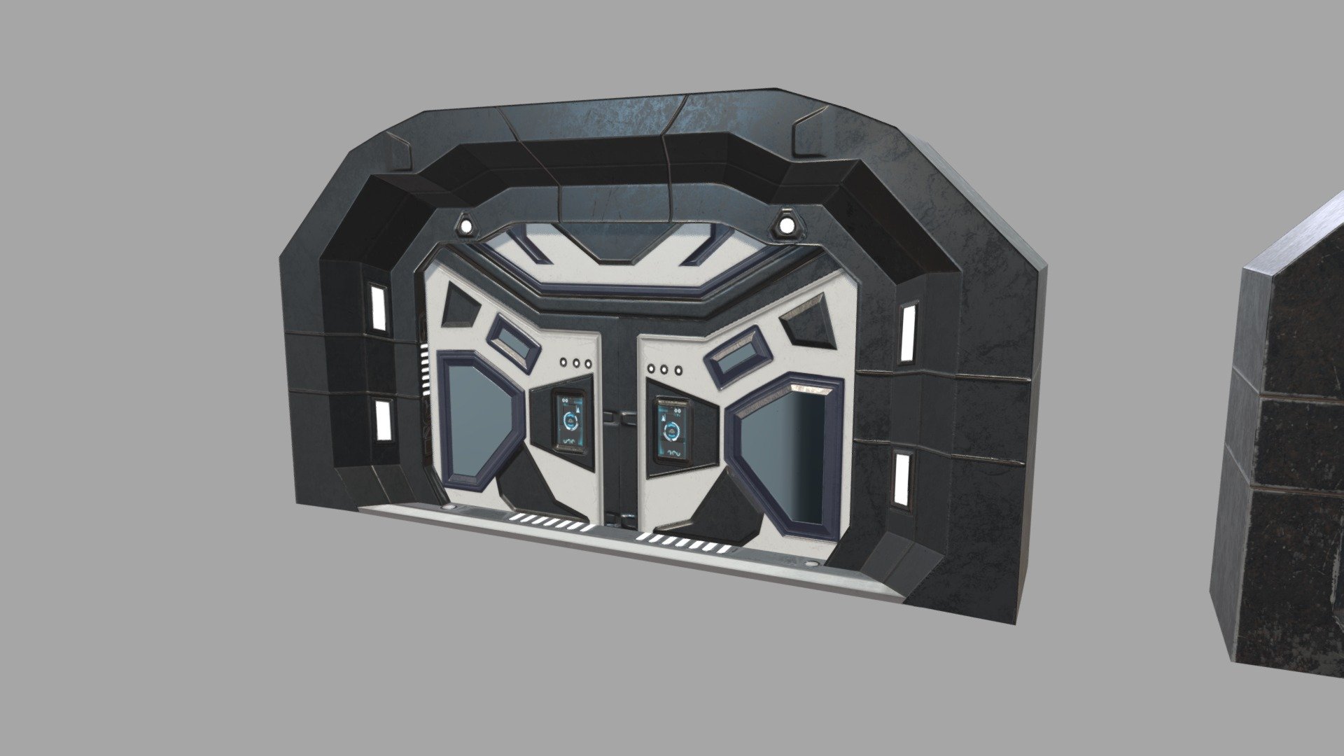 Fantasy Sci-Fi Door 2 - Buy Royalty Free 3D model by Thunderpoly ...