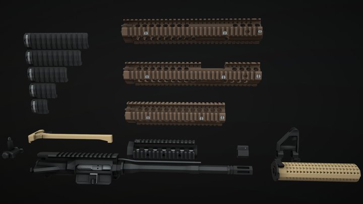 Mk18 3D models - Sketchfab