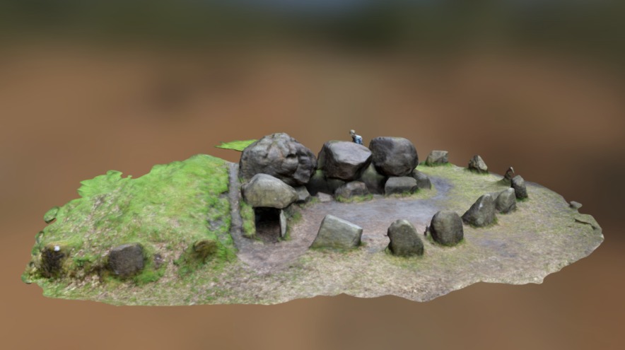 Hunebed D49, de Papeloze kerk - 3D model by erik.lucas [4a83b39 ...