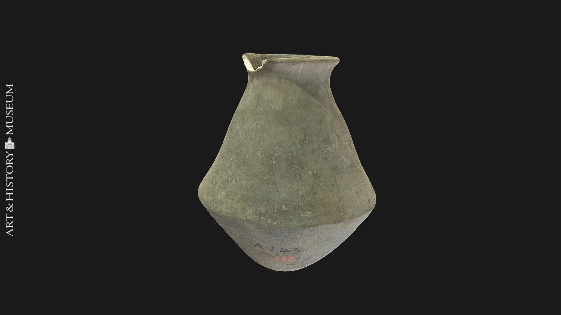 Carinated vase with flaring rim - PG.2807.43 - Download Free 3D model ...
