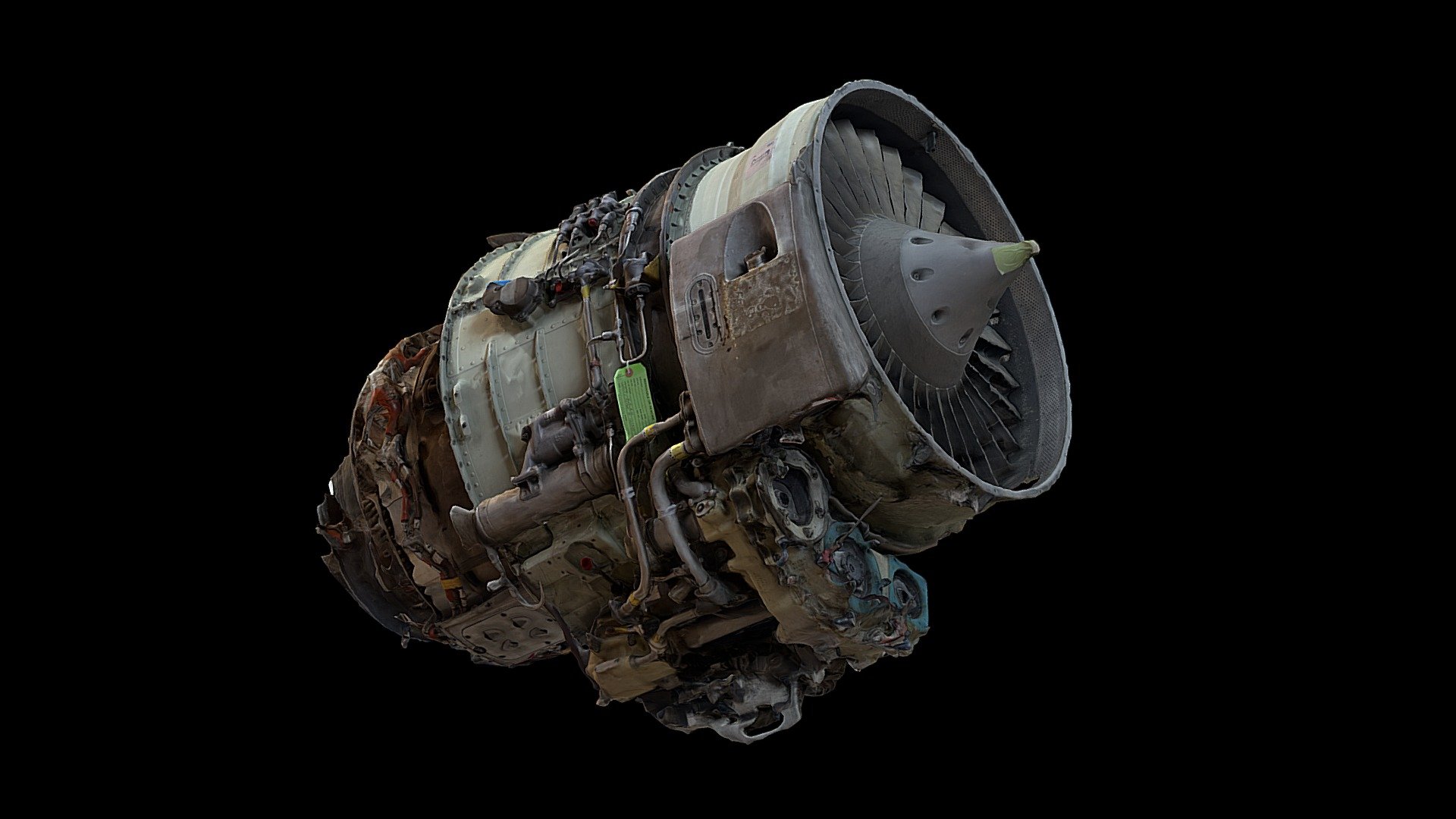 Jet Engine Turbine Scan - Buy Royalty Free 3D model by Austin Beaulier ...