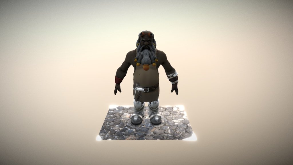 Dwarf - 3D model by Igor Yan (@igoryanrs) [4a87018] - Sketchfab