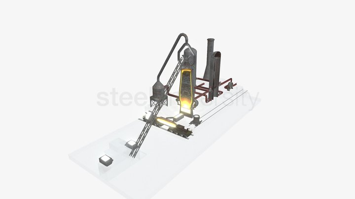 Blastfurnace 3D models - Sketchfab
