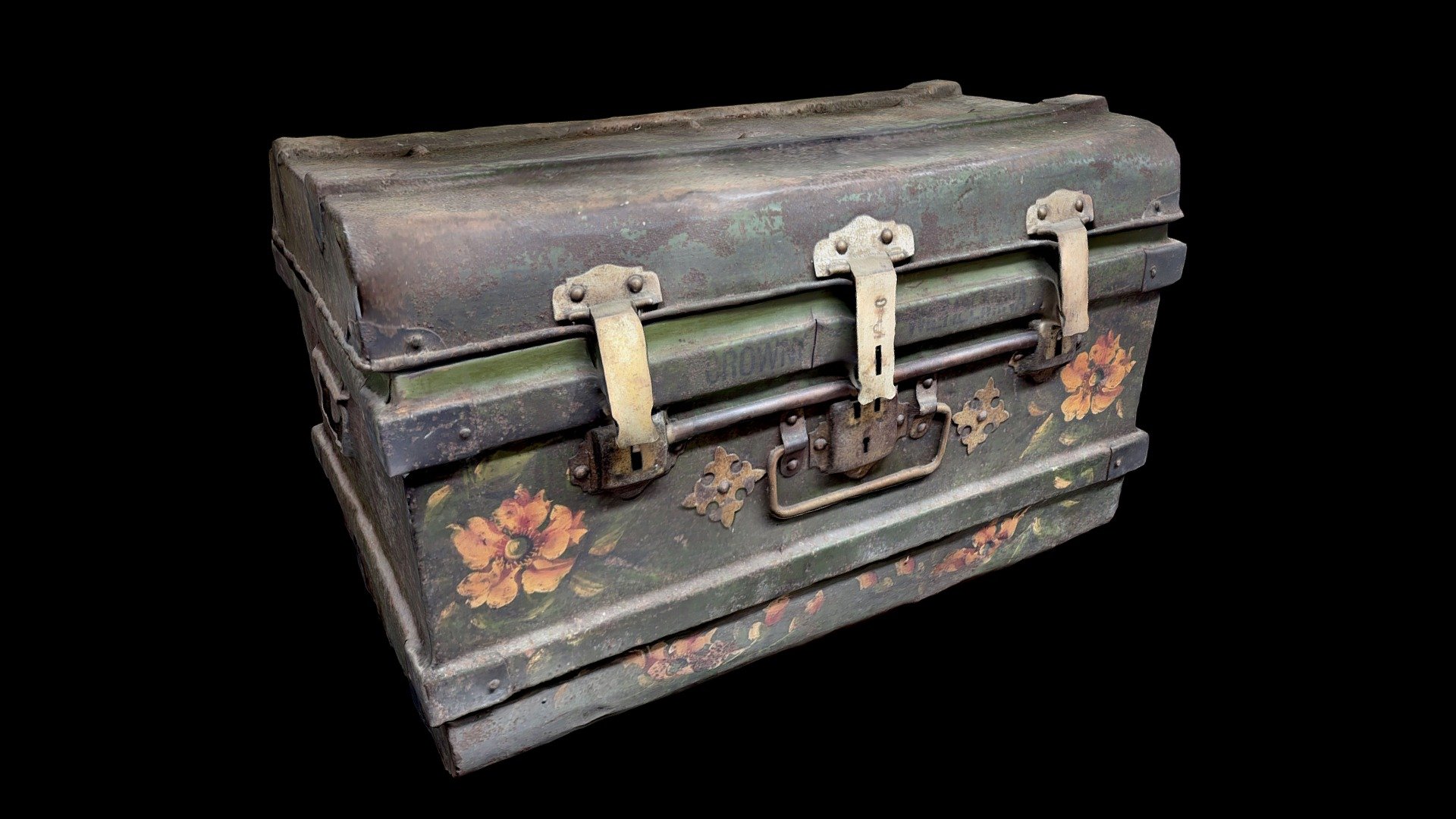 Vintage Metal Trunk/Chest/Suitcase 1(Scaniverse) - Download Free 3D ...