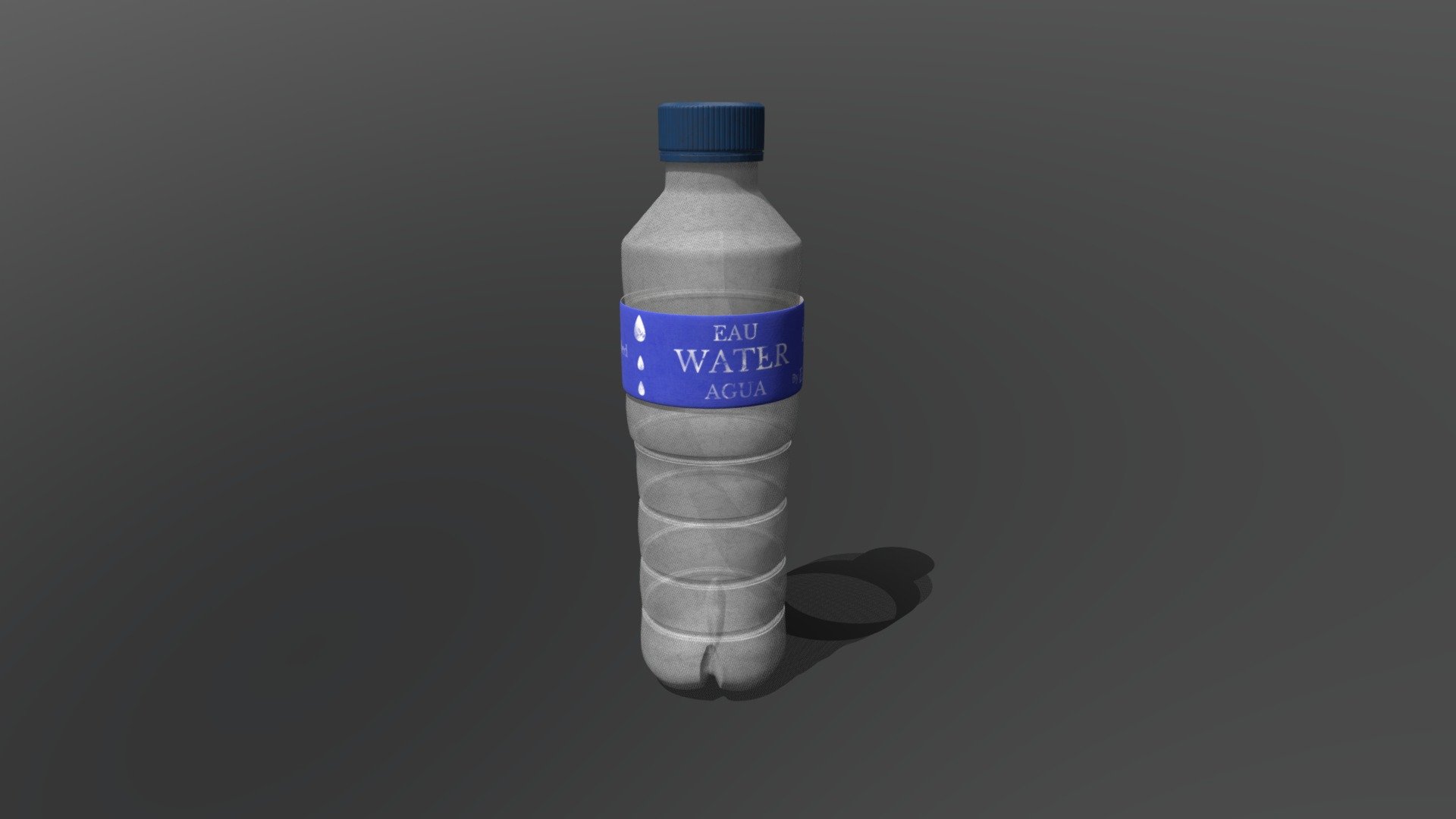 Old Water Bottle - 3D model by Alejandro Luis Ruata (@Alejandro.Ruata ...