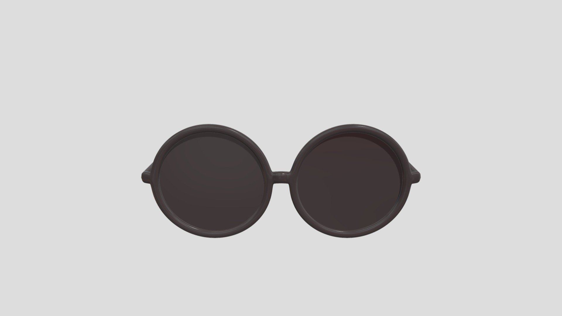 Round Glasses - 3D model by keerotic [4a8acaf] - Sketchfab