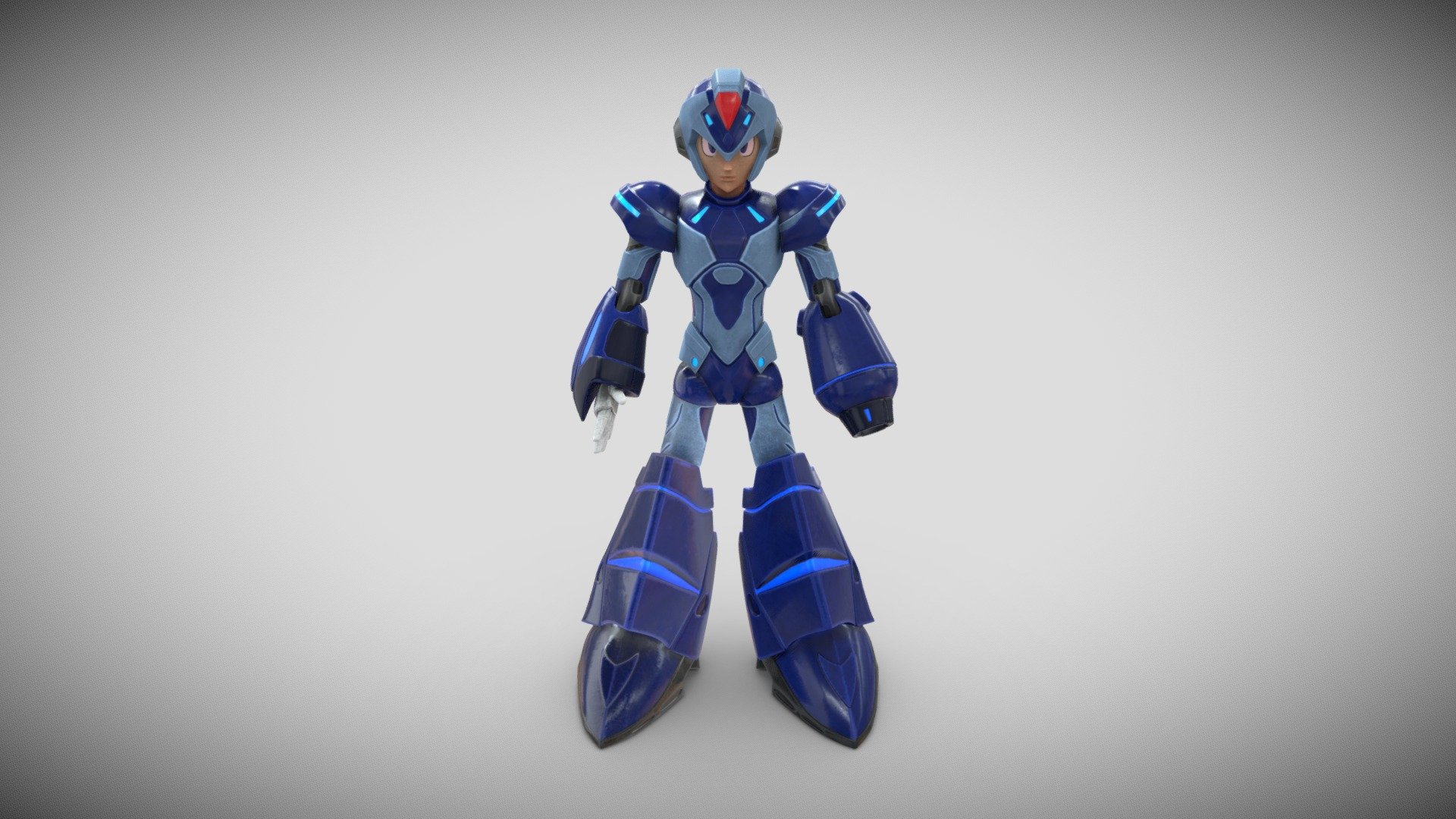 Megaman X - 3D model by Hernan Ruiz Martinez (@hernanruizmtz) [4a8b371 ...