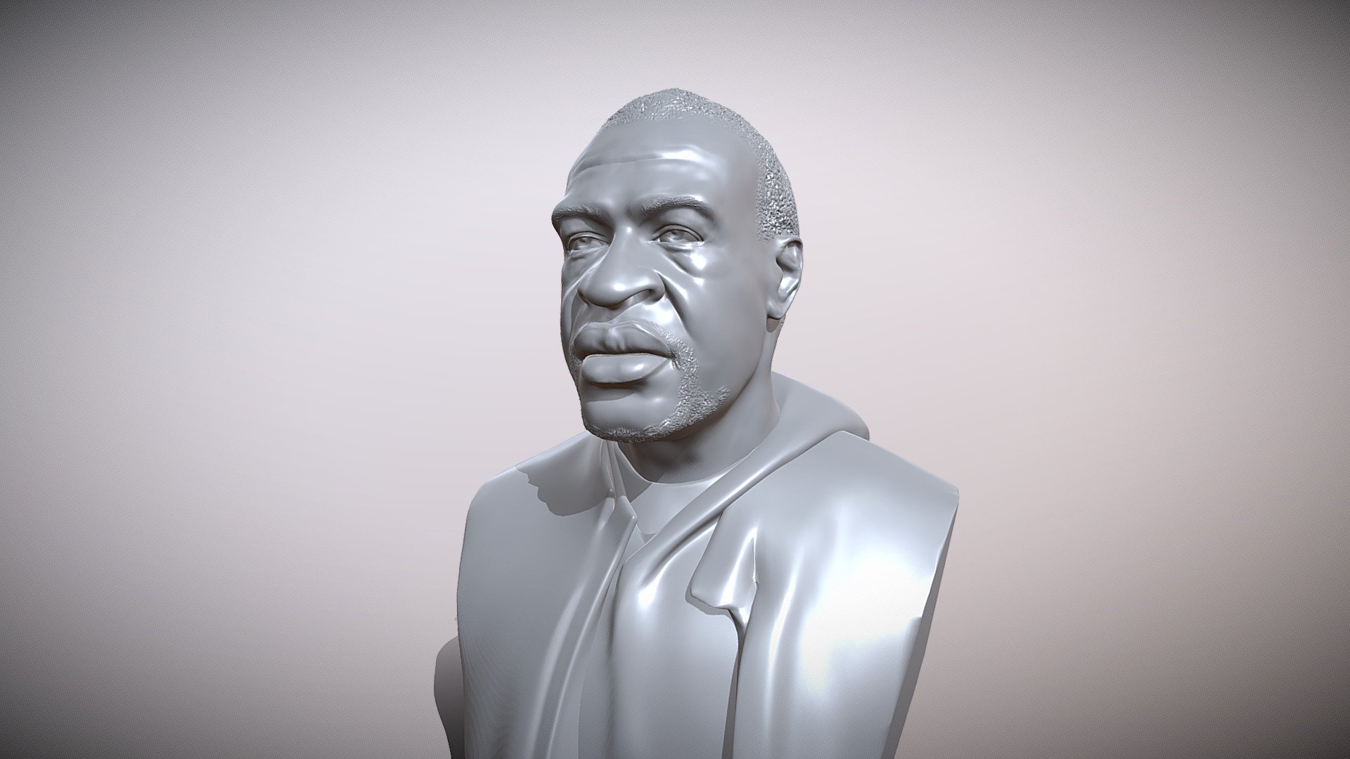 George Floyd bust 3D print - Buy Royalty Free 3D model by 3Dxa [4a8eaae ...