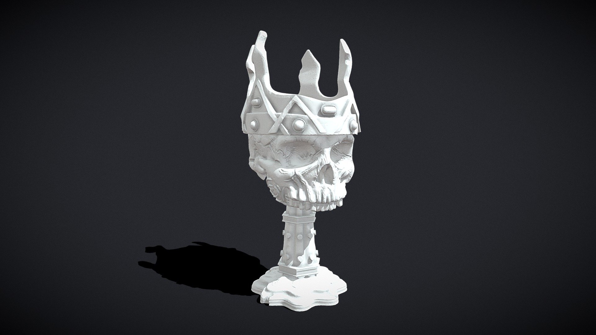 Skull Chalice 3D Print - Buy Royalty Free 3D model by ...