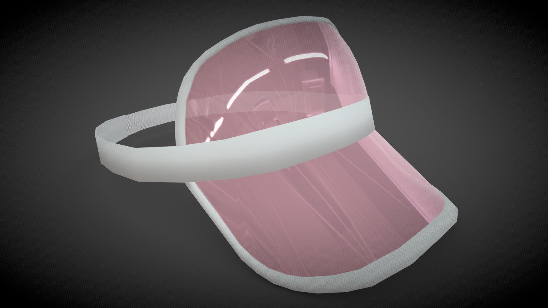 Sun Visor (PINK)💮📷 - 3D model by ayumi ikeda (@rxf10240) [4a90590 ...