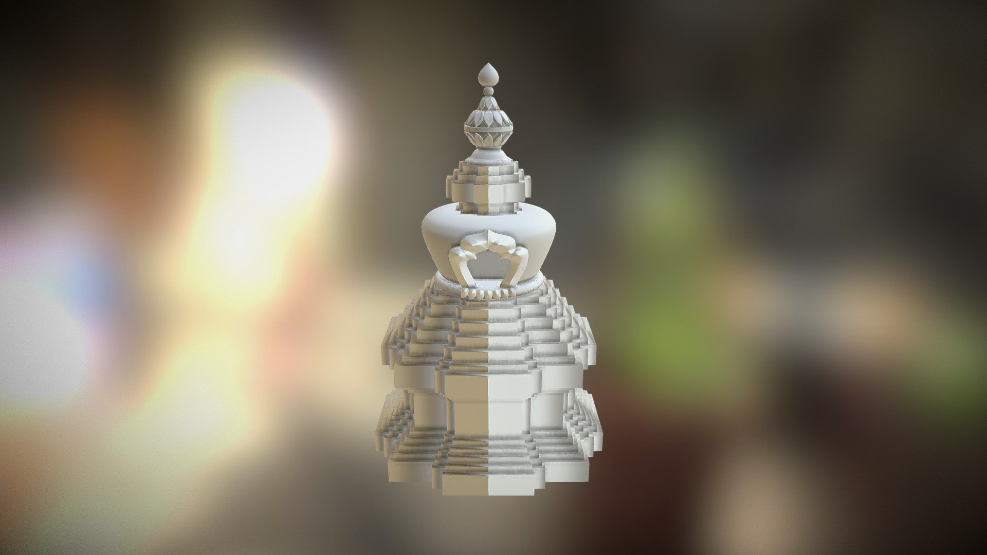Stupa 02 - 3D model by migmartsering [4a912e6] - Sketchfab