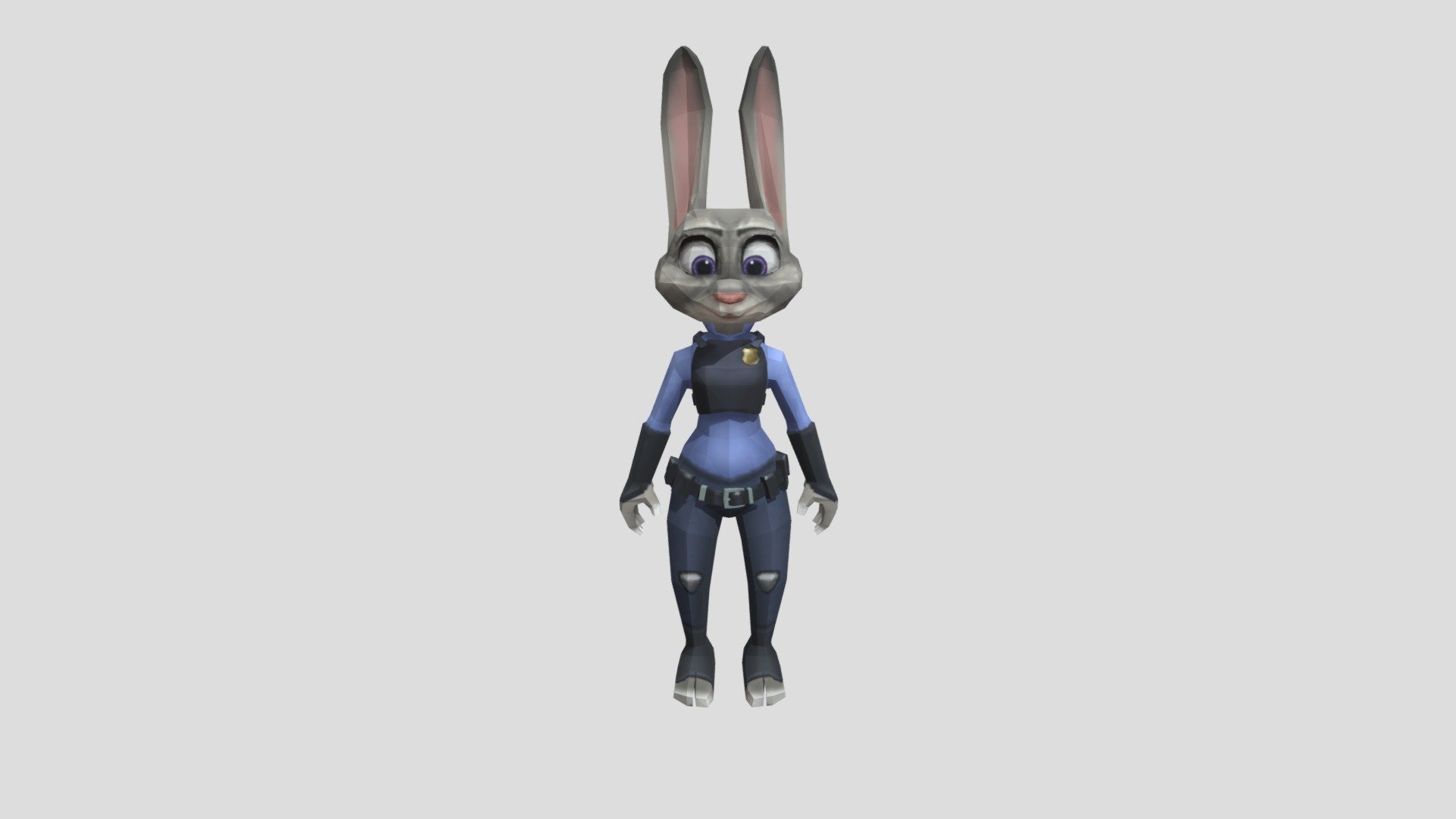 Judy hopps (rigged) - Download Free 3D model by Tung tung tung sahur ...