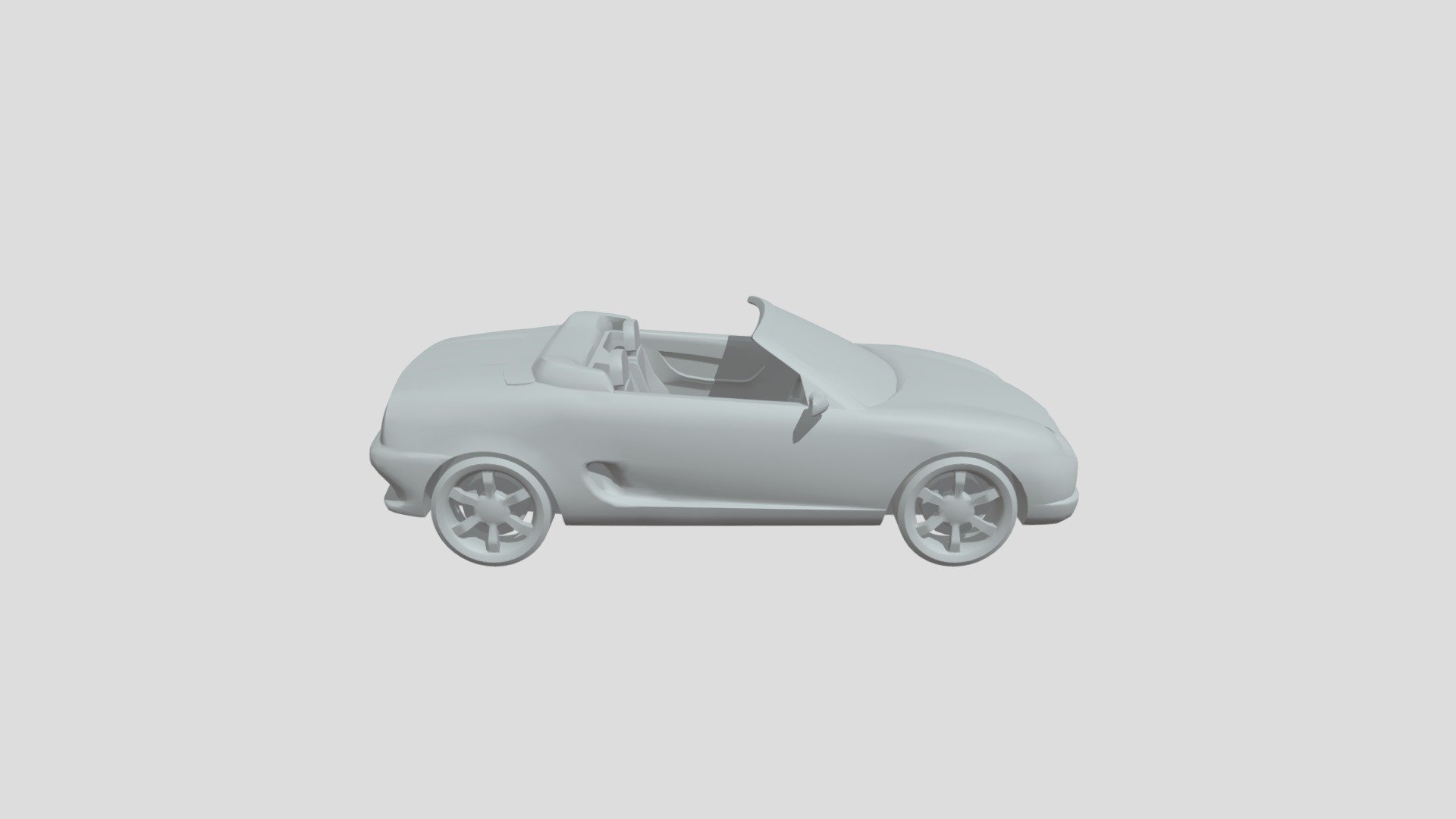 MGF Roadster scale1-65 lowpoly for 3D-printing - Download Free 3D model ...