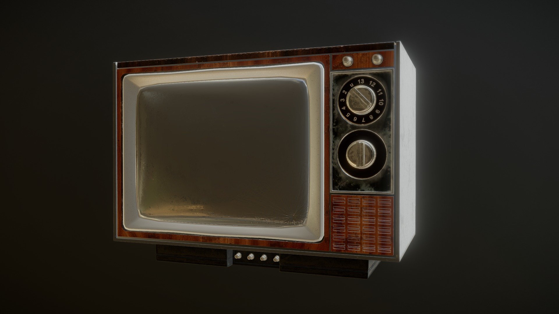 Old tv - 3D model by Jeison Villalobos (@piepoligonal) [4a92fd6 ...