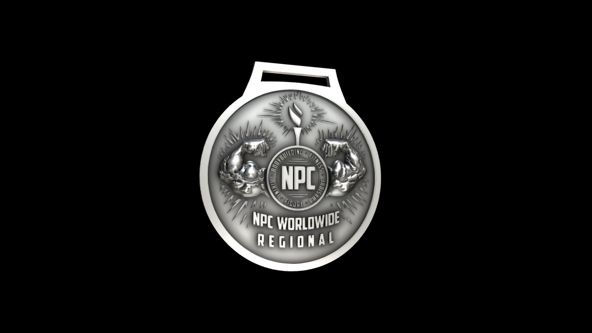 Medalla NPC WORLDWIDE - Buy Royalty Free 3D model by Royal 3D (@e ...