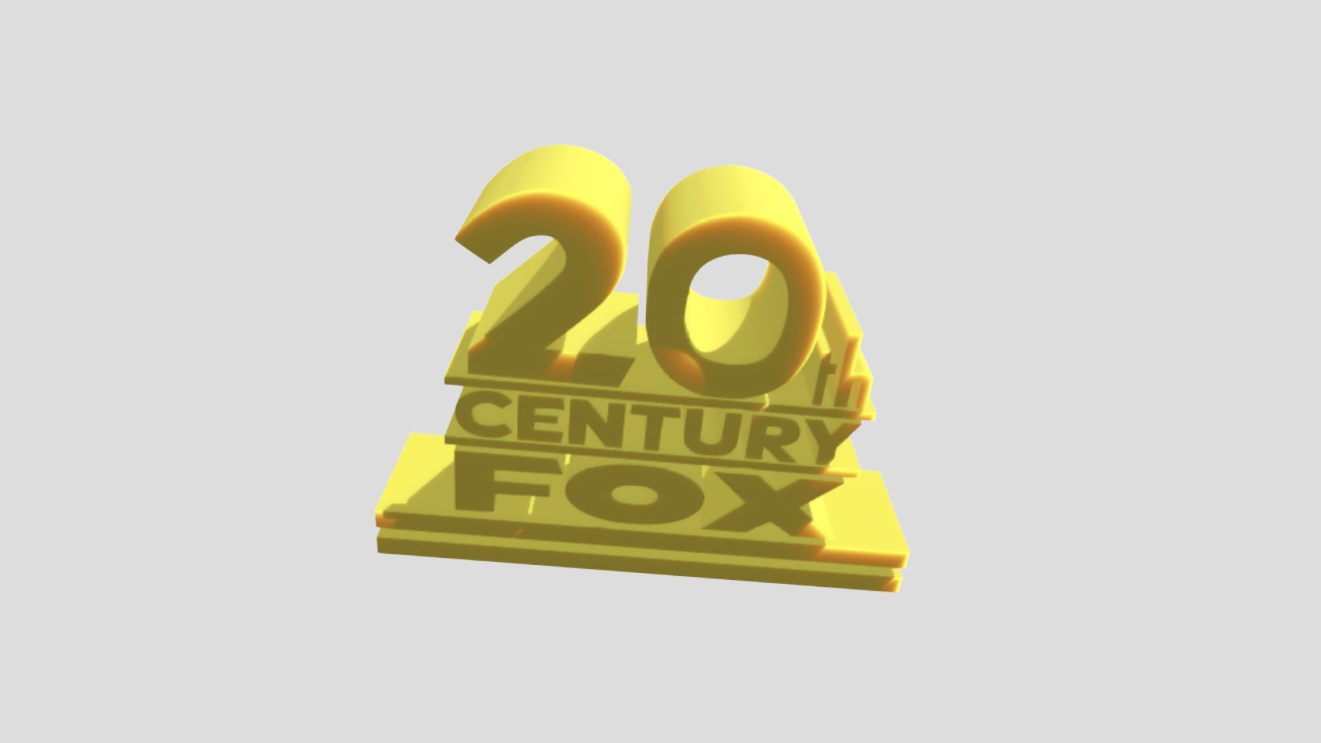 20th-century-fox-logo - 3D model by BobbyDaTCFFSPTCSSML-FAN [4a93a7f] - Sketchfab