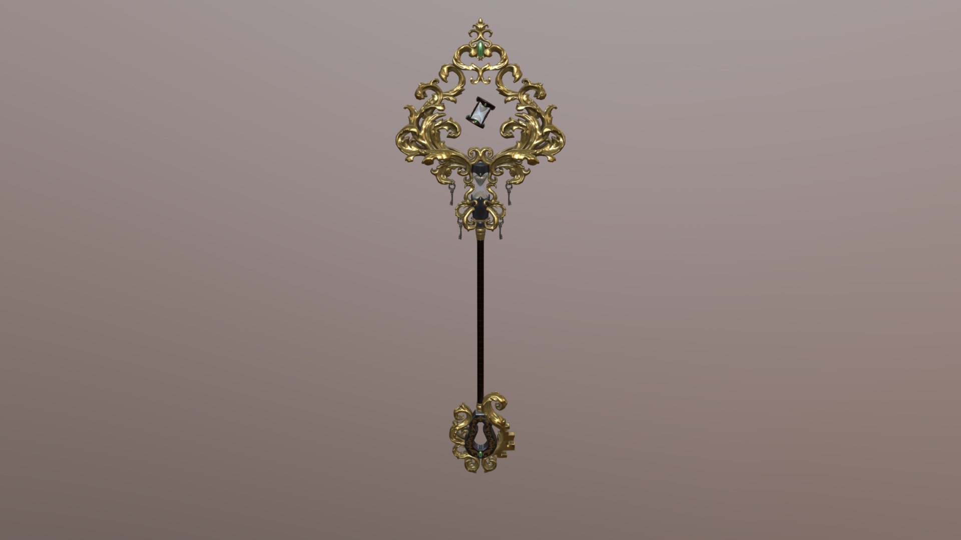 Timekeeper's Staff - 3D model by Emelie-Johansson [4a93f14] - Sketchfab