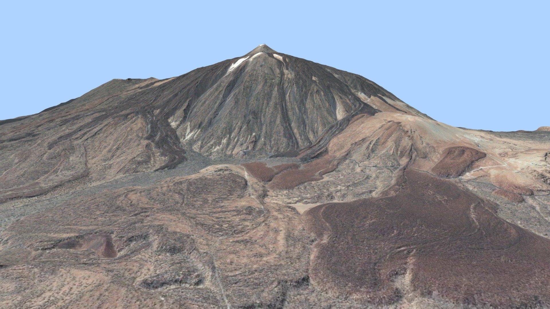 El Teide en 3D. - Download Free 3D model by @x_y_es (@estadisticas ...