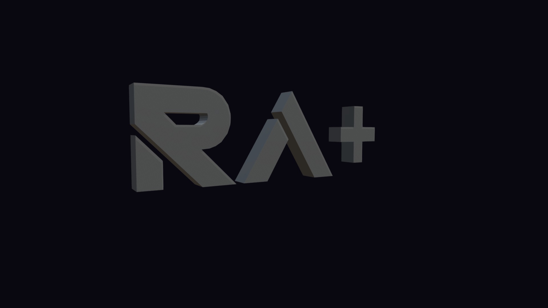RA Plus - Logo 3D - 3D model by Saulo Daniel (SD-Arts ...