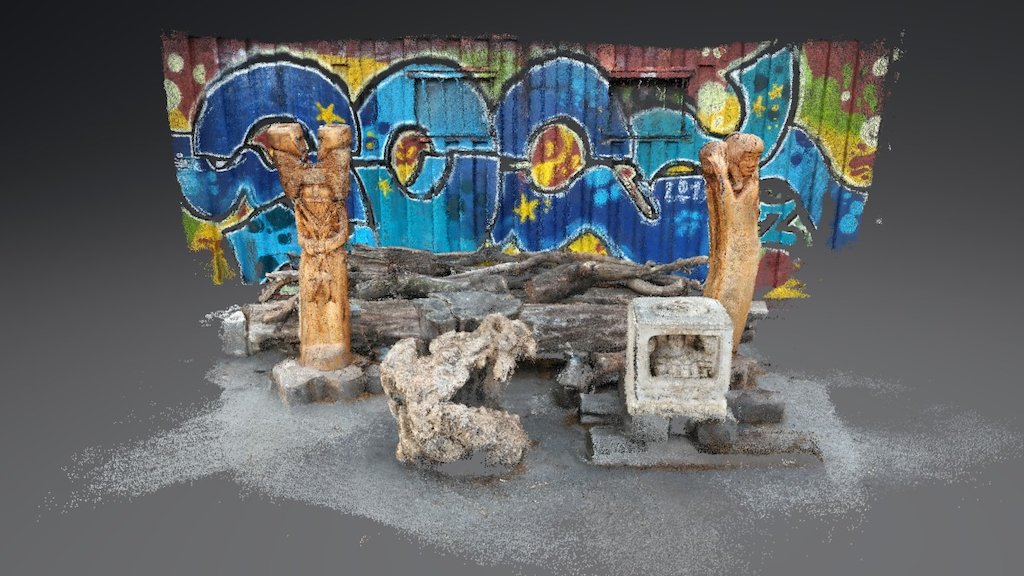 graffiti statues - Download Free 3D model by scanimpact [4a99735 ...