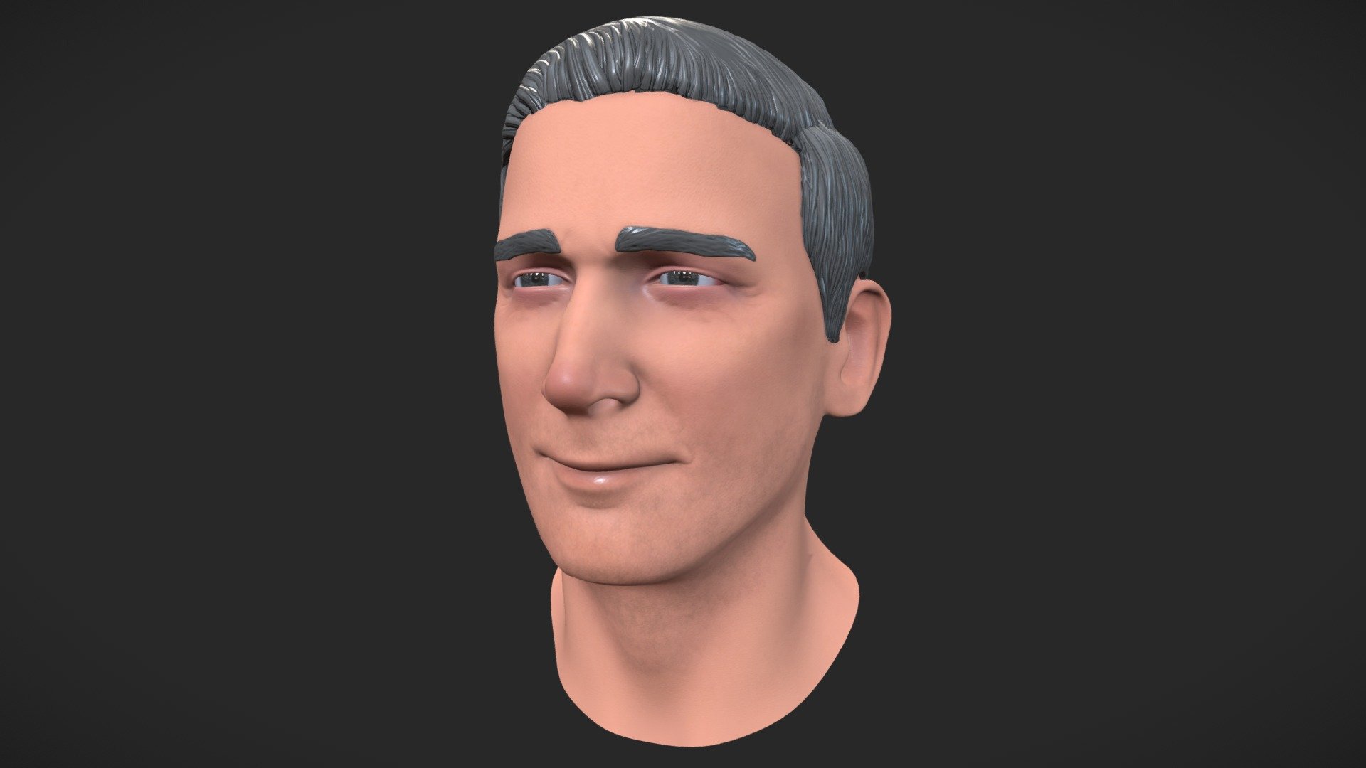 Steve Carell - Character Creation Assignment - Download Free 3D model ...