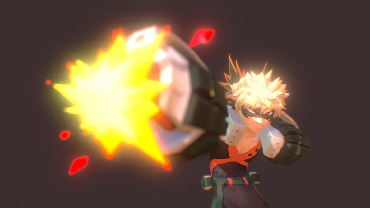Bakugo 3D models - Sketchfab