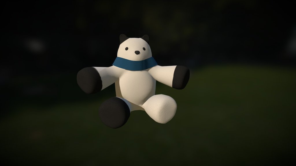 Pandy Bear - 3D model by Kleyber Nacarat (@kleybernacarat) [4a9dda2 ...