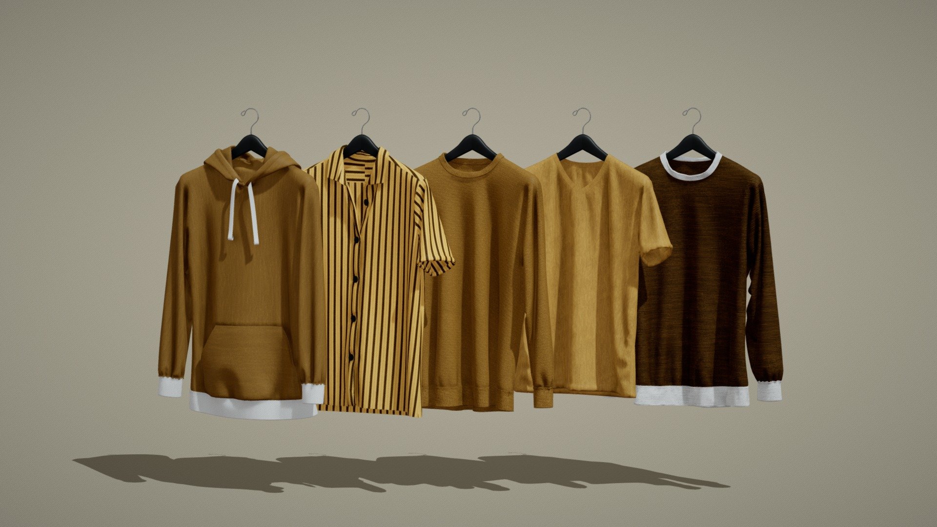 Hanging Clothes - Buy Royalty Free 3D model by 5th Dimension (@5th ...