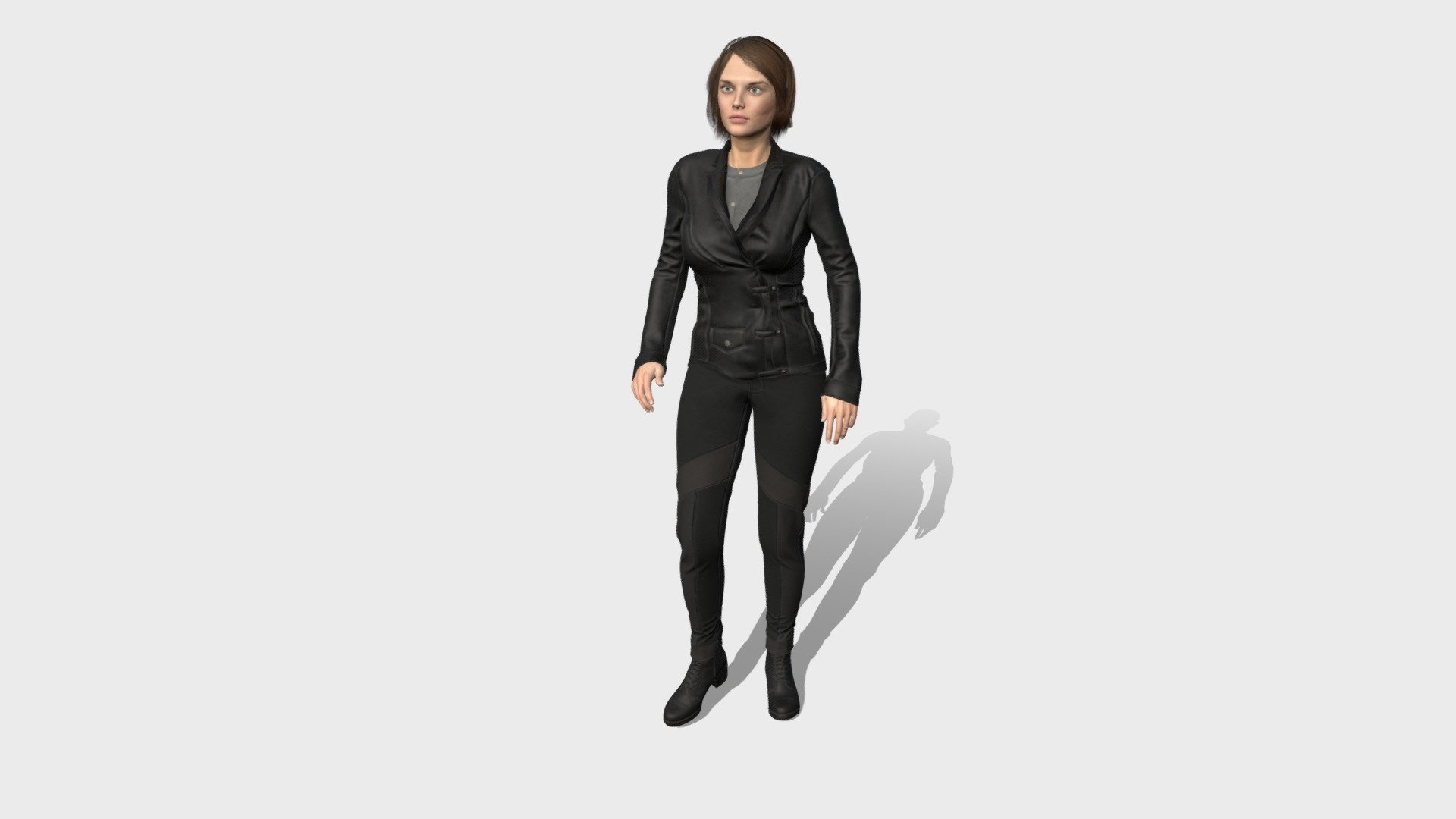 Low poly Female - Survival Character - Buy Royalty Free 3D model by ...