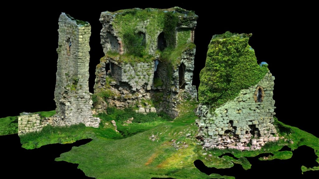 Gleaston Castle North Tower - 3D model by SUMO GeoSurveys (@aerial-cam ...