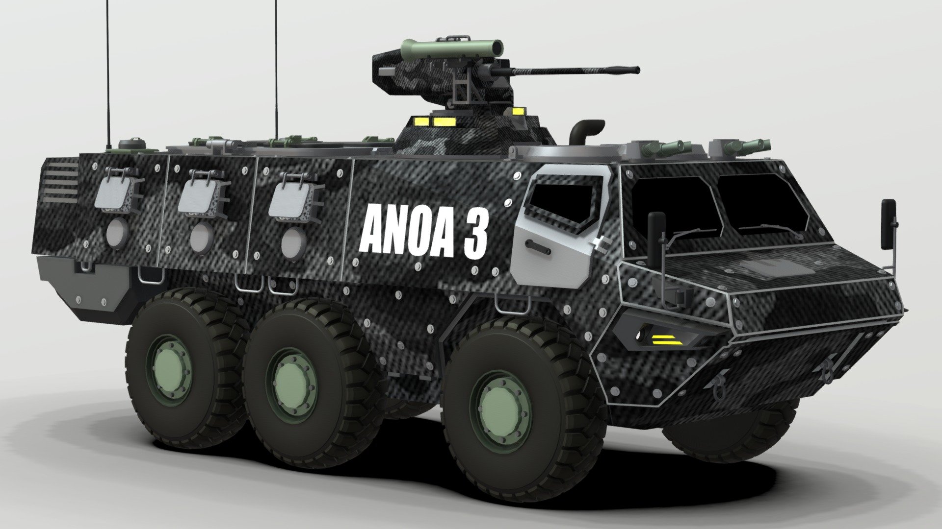 Anoa 3 - Arquus vab mk3 - Buy Royalty Free 3D model by NA3dmodel ...