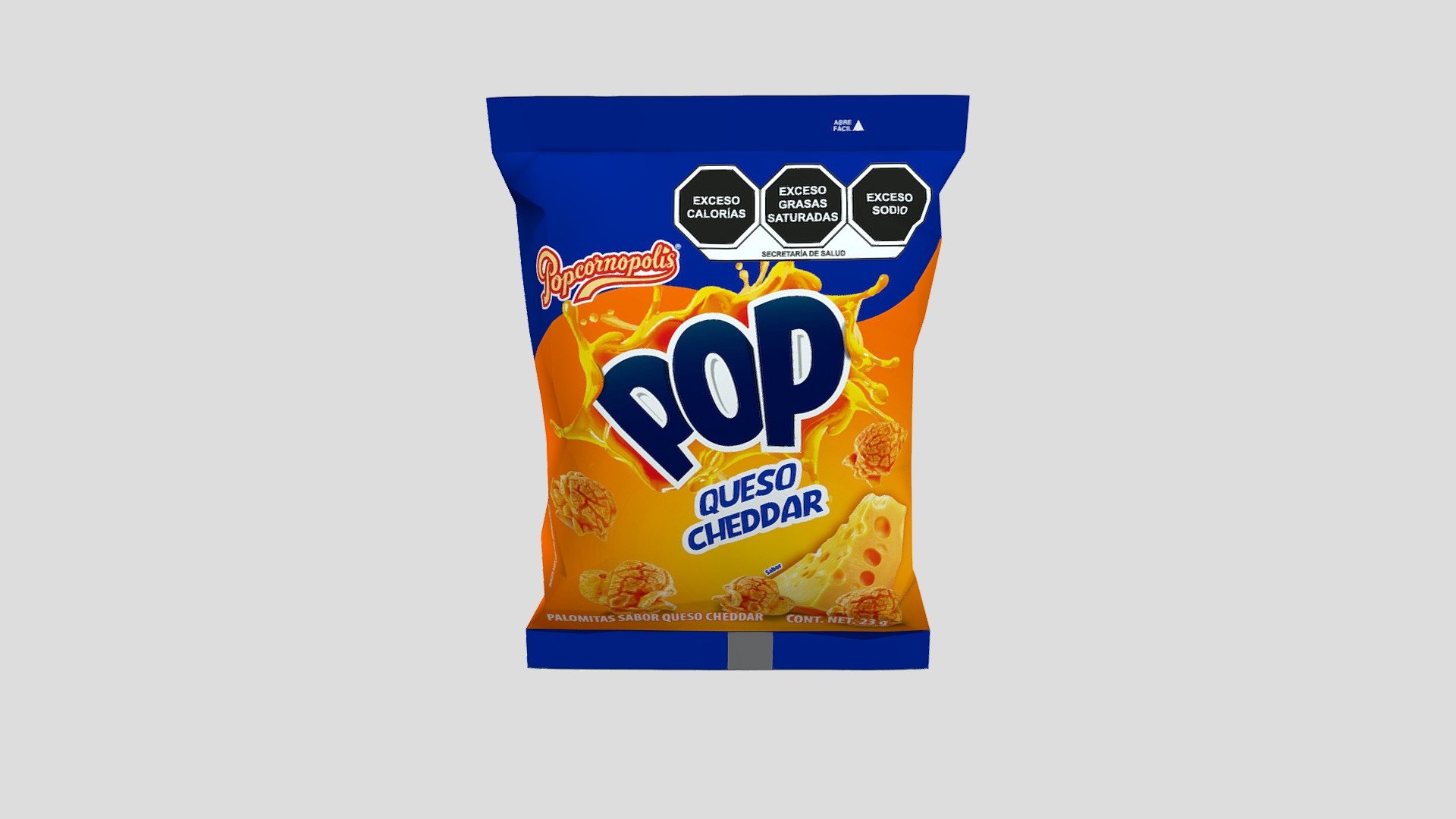 POP QUESO CHEDDAR 23G - 3D model by xiumtz [4aa5899] - Sketchfab