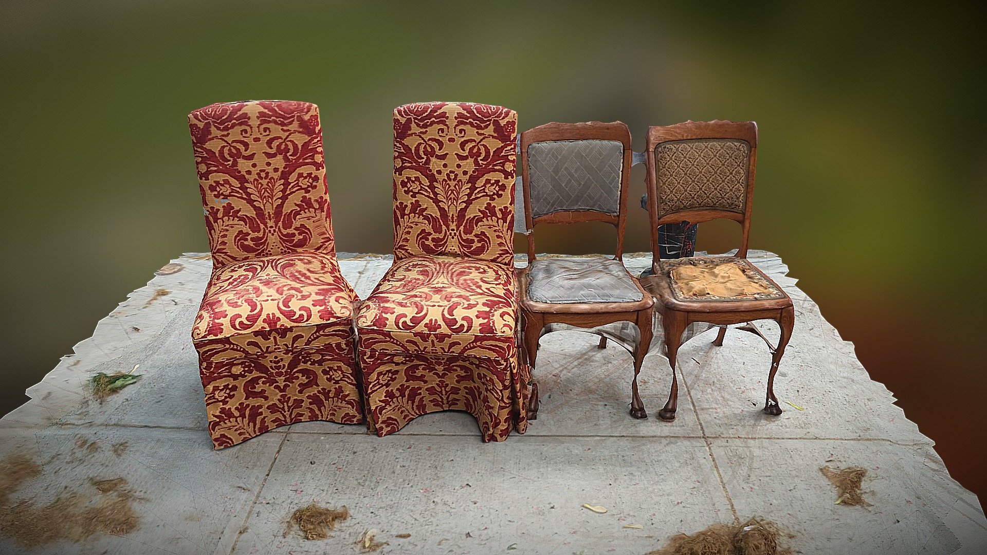 4 Chairs In The Street - Download Free 3D model by alban [4aa6260 ...