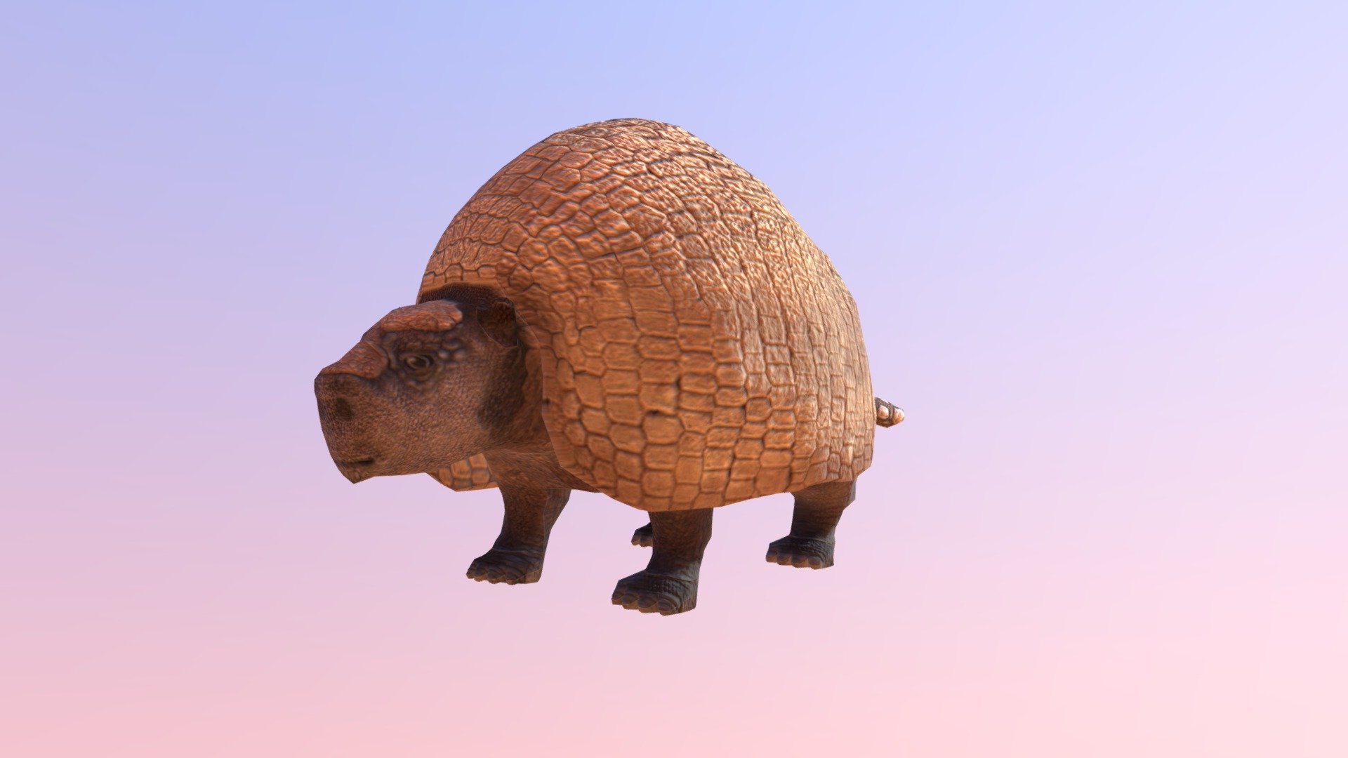 Gliptodonte - Buy Royalty Free 3D model by 3dlowpoly [4aa6412] - Sketchfab Store