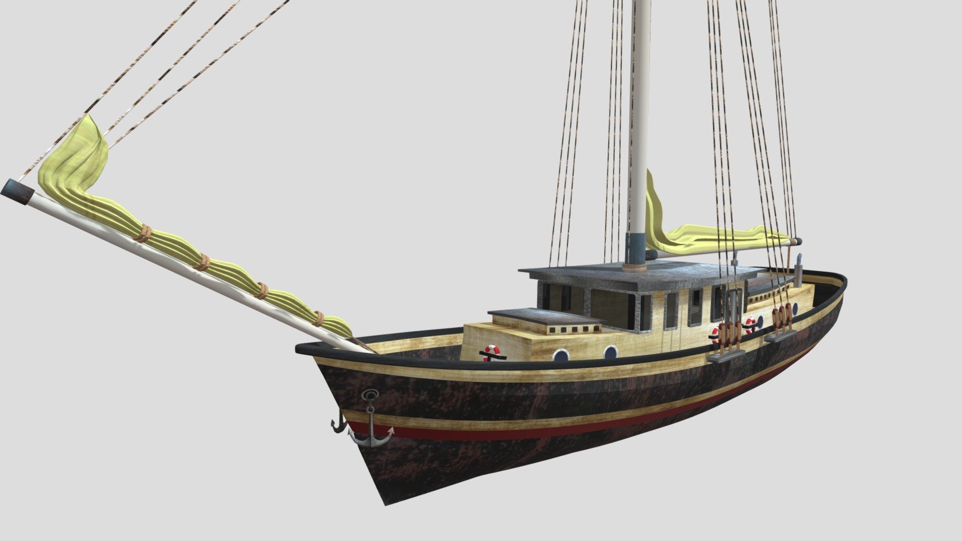 Boat 60 - Download Free 3D model by gogiart (@agt14032013) [4aaa68b] - Sketchfab