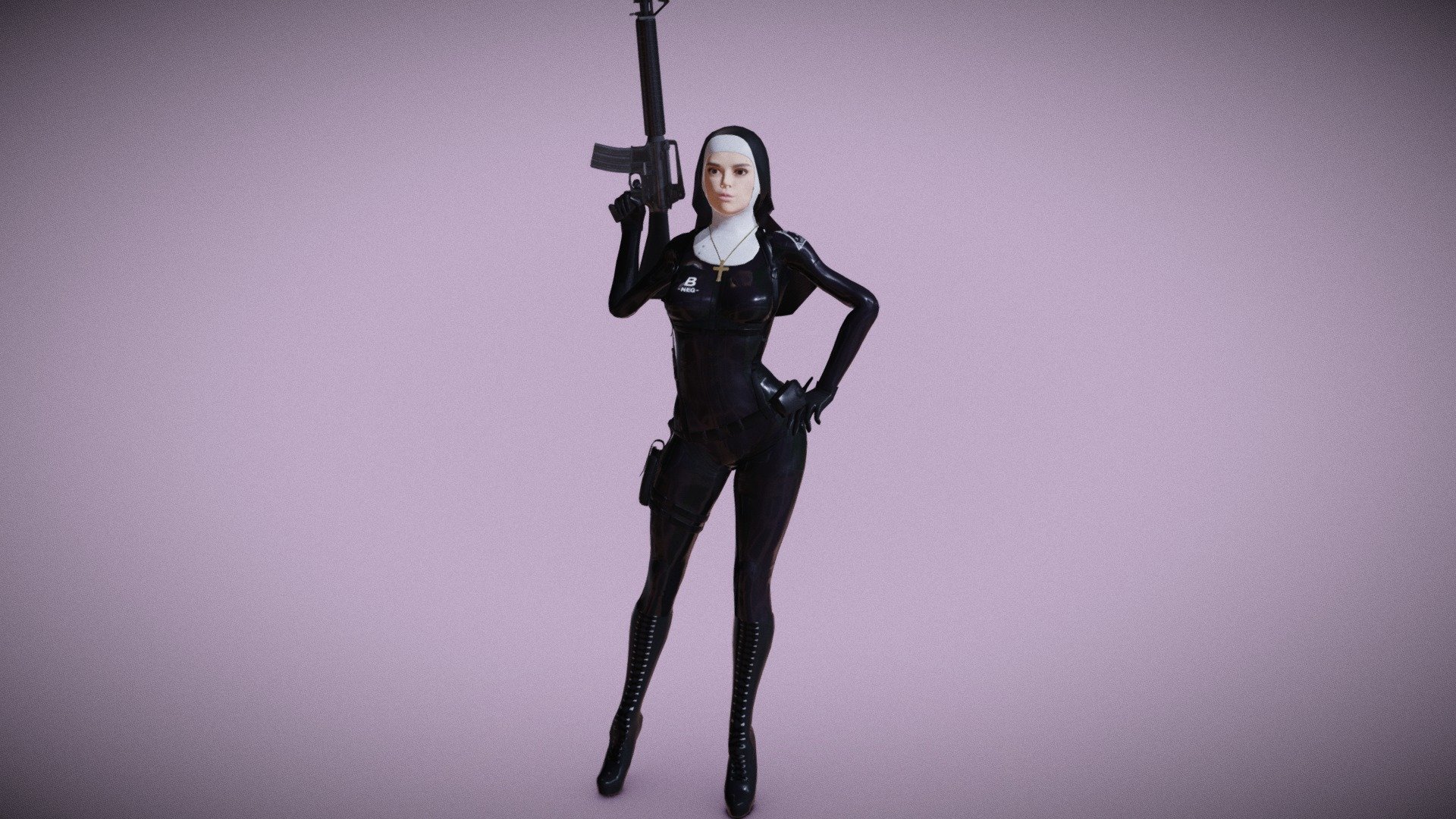Bad nun v3 - 3D model by StallionArtist (@bauyo25) [4aabade] - Sketchfab