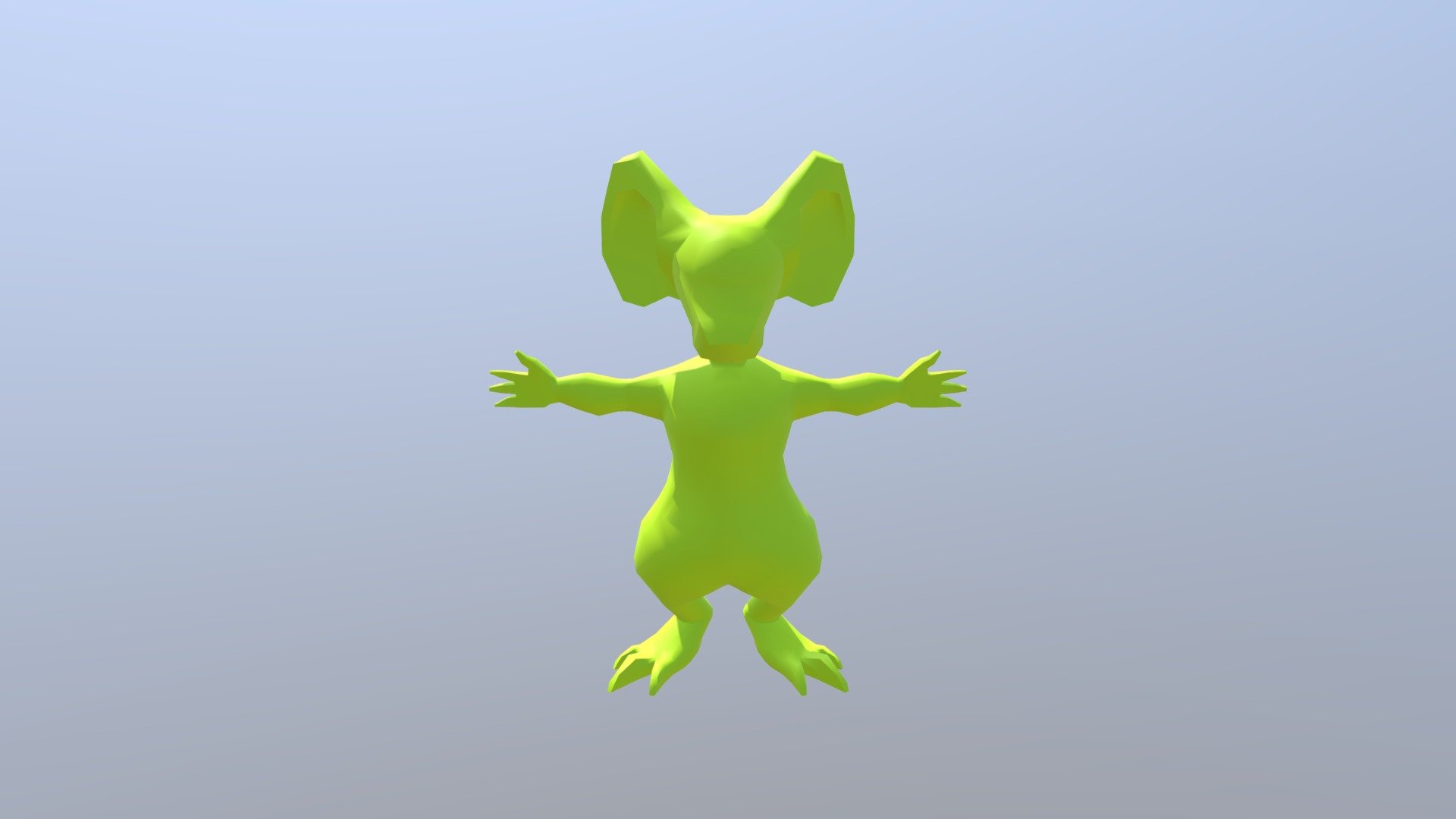 Untextured Character Model - Low Poly - 3D model by Lio Pearson (@Pale ...