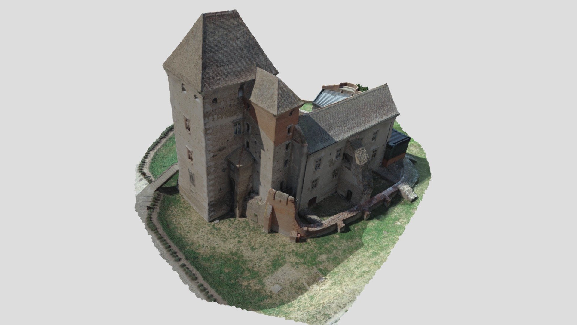 Castle of Simontornya - Hungary - Buy Royalty Free 3D model by ...