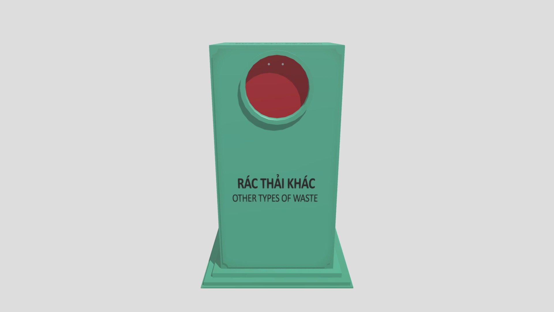 FILE Thung Rac XANH - 3D model by namnguyenlt [4aad544] - Sketchfab