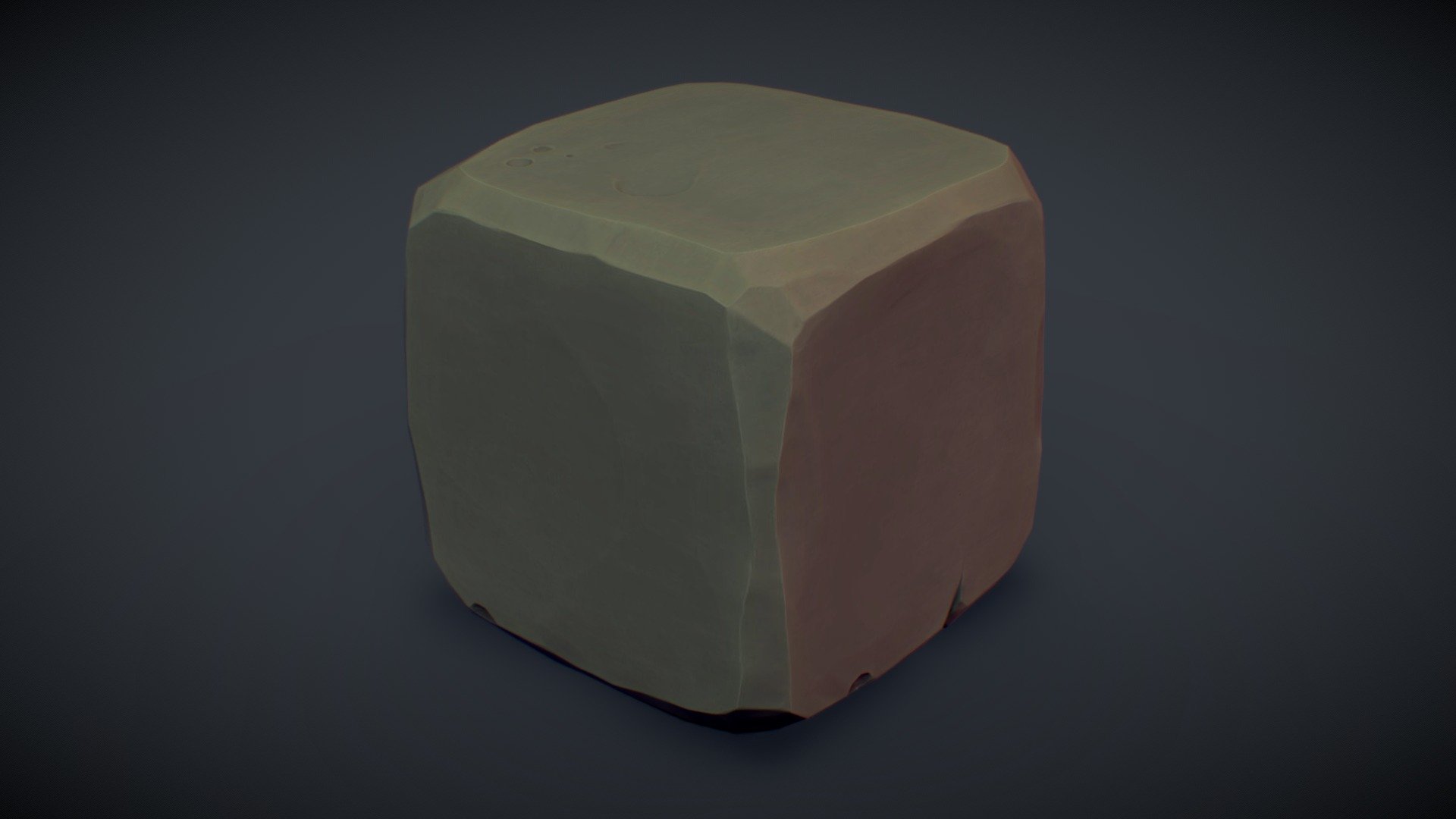 Cube World Stone Block 3 - PBR Series - Buy Royalty Free 3D model by ...