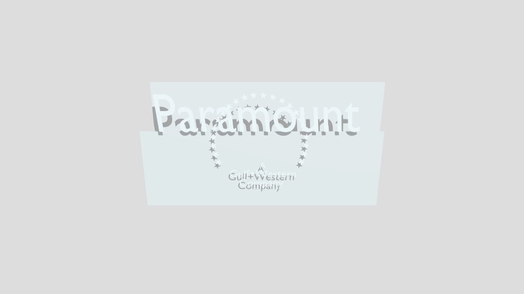 paramount logos - A 3D model collection by capri5211 - Sketchfab