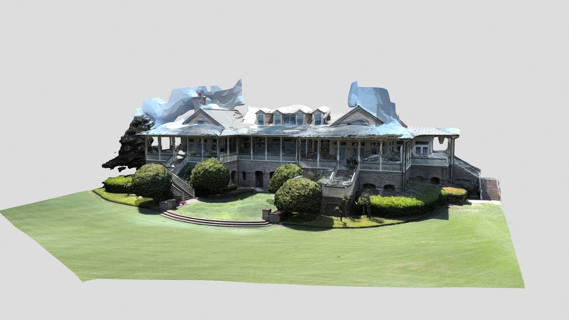 Building Rear Porch Model - 3D model by kdc (@kdcarchitects) [4aaf519 ...