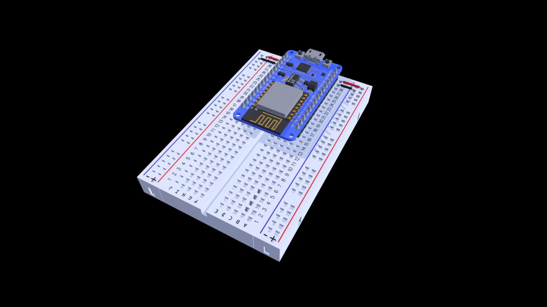 CityAIR Breadboard (step1) - 3D model by cityos [4aafe5d] - Sketchfab