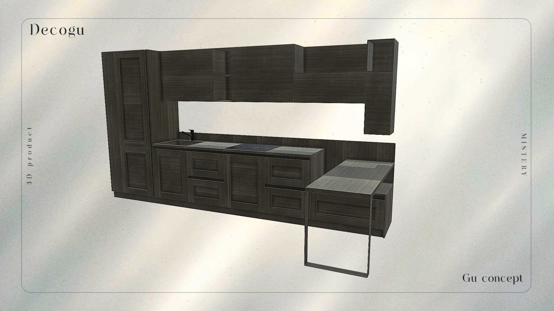 Kitchen Cabinet Set - Functional Elegance - Download Free 3D model by ...