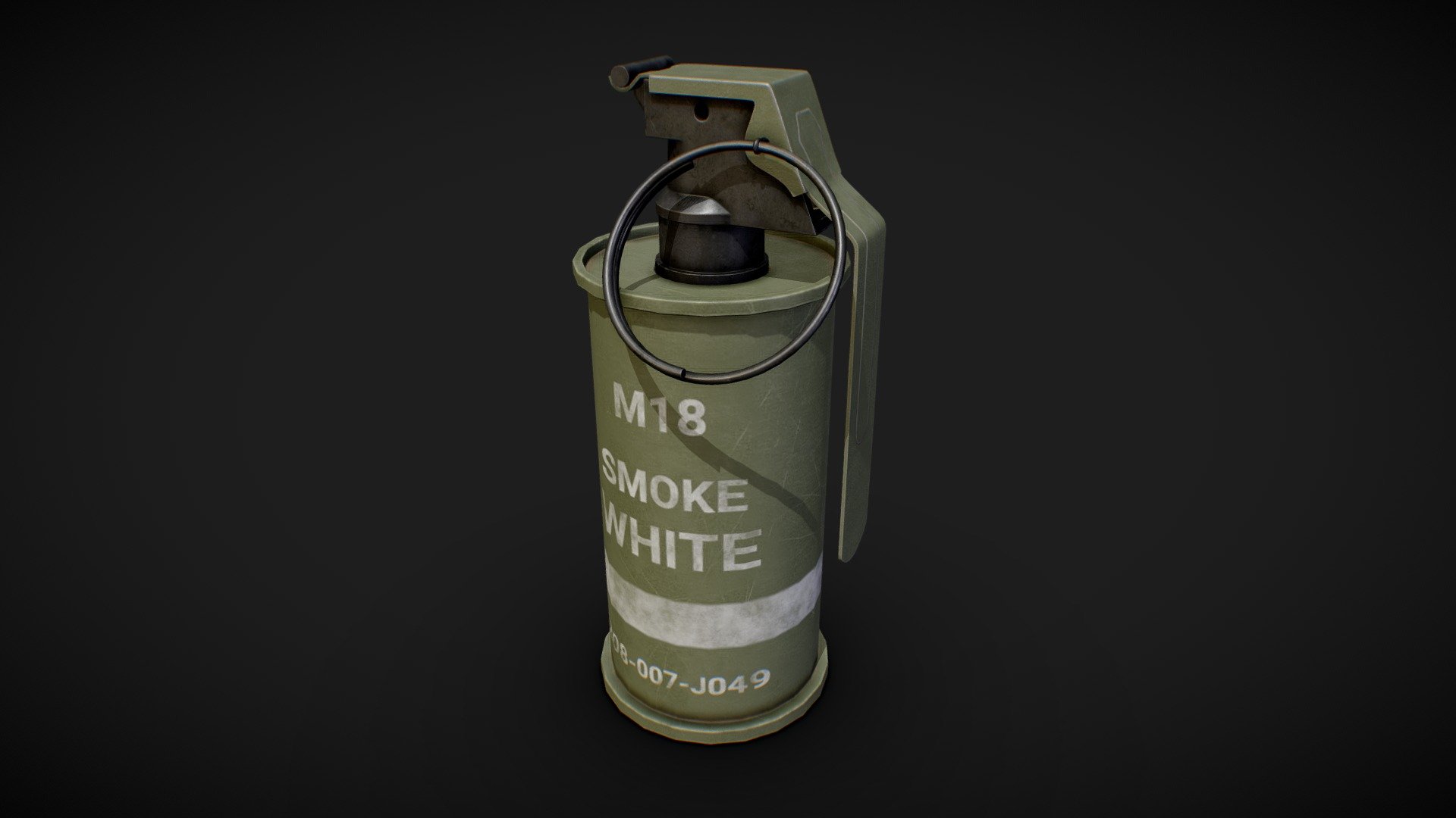 Game Ready Smoke Grenade - Buy Royalty Free 3D model by KhanYasin_1125 ...