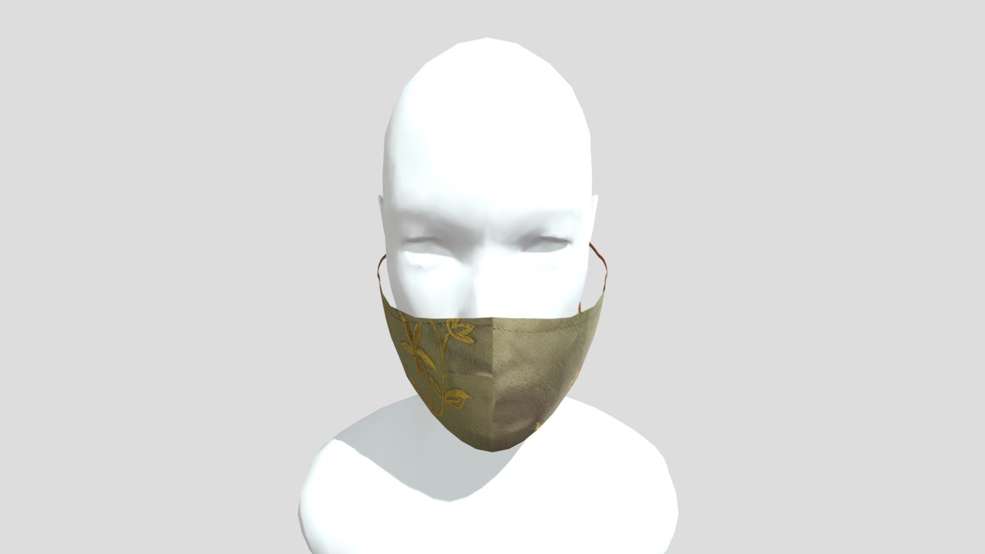 Facemask Bunga Lada - Download Free 3D model by eeelabvisual [4ab324b ...