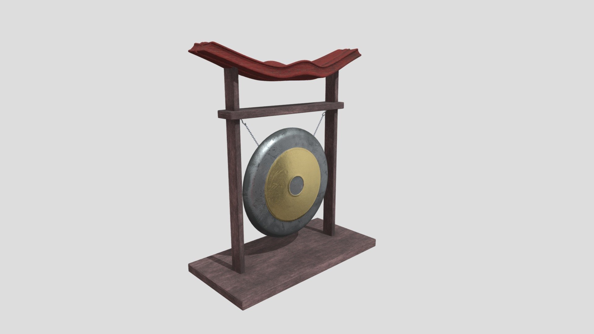 Gong - Buy Royalty Free 3D model by matbiffoni [4ab61f5] - Sketchfab Store