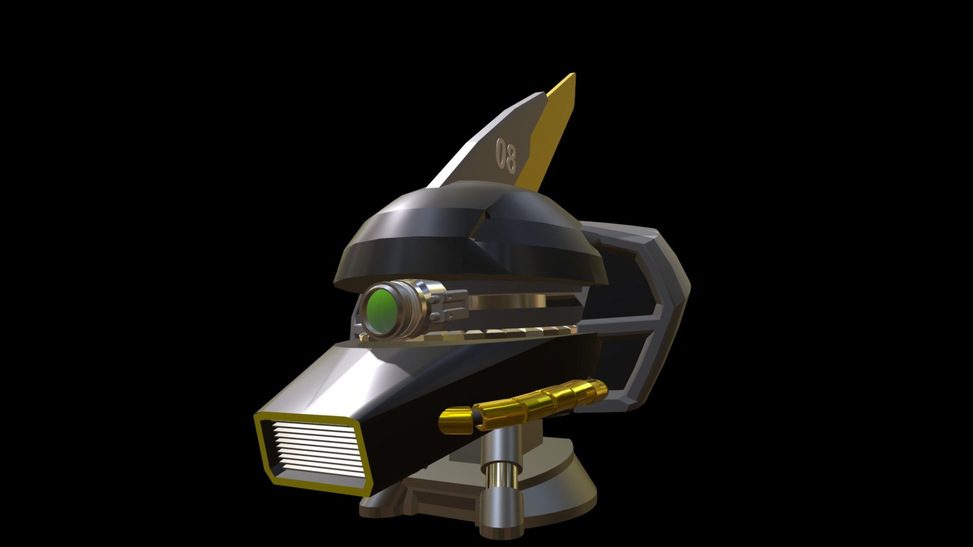 New Zack HEAD Desain kepala No.08 - 3D model by krit yamsaso (กฤษณ์ ...