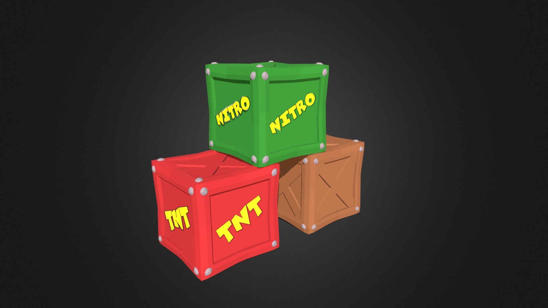 Crash Bandicoot crates - Download Free 3D model by mohammed_khanafer ...
